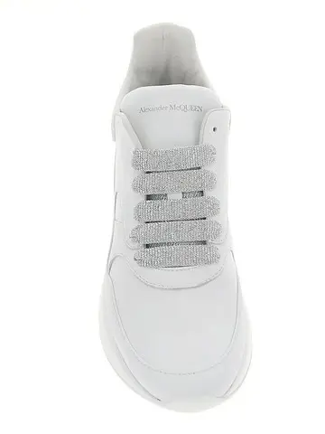 Alexander McQueen Round Toe Logo Detail Sneakers
