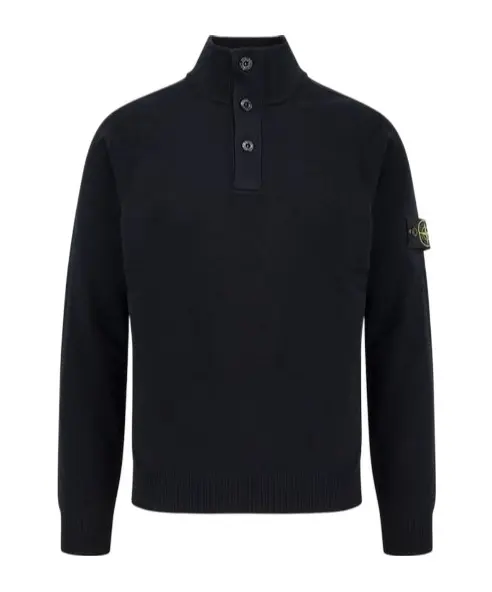 Stone Island Half-button Knitted Jumper