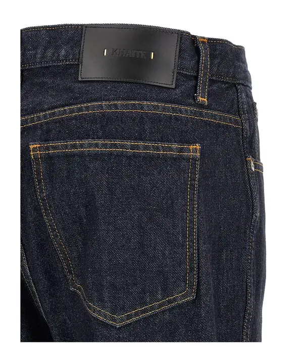 Khaite Clara Mid-rise Flared Jeans - Indigo