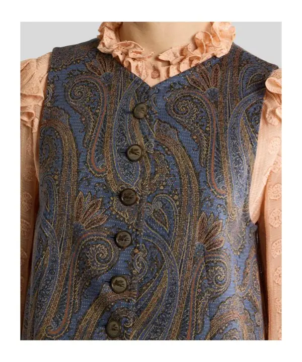 Etro Paisley Motif Jacquard Waistcoat