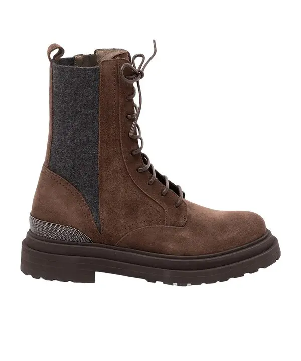 Brunello Cucinelli Round-toe Short Boots