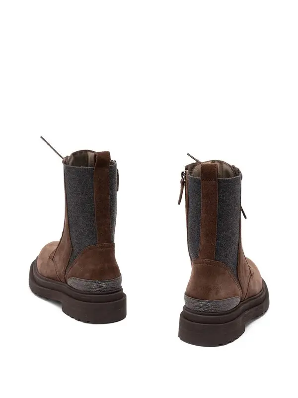 Brunello Cucinelli Round-toe Short Boots