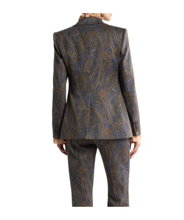 Etro Single-breasted Paisley Jacquard Jacket