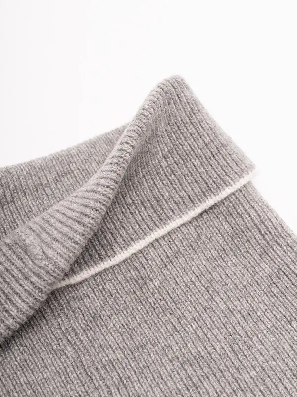 Brunello Cucinelli Ribbed Knit Scarf