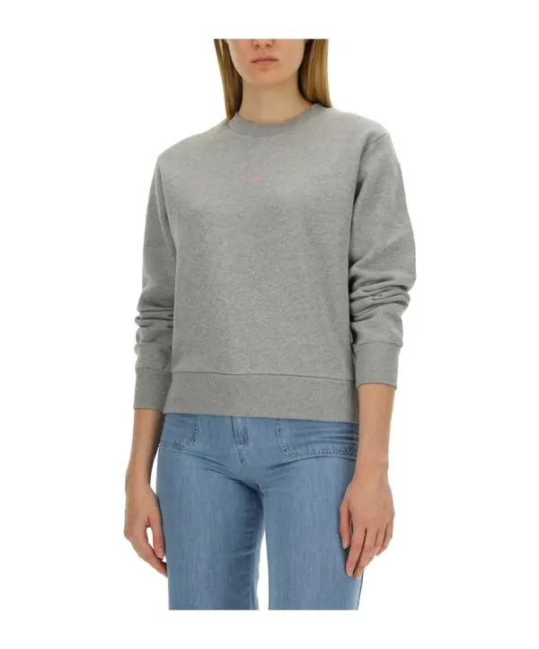 A.p.c. Logo Printed Crewneck Sweatshirt