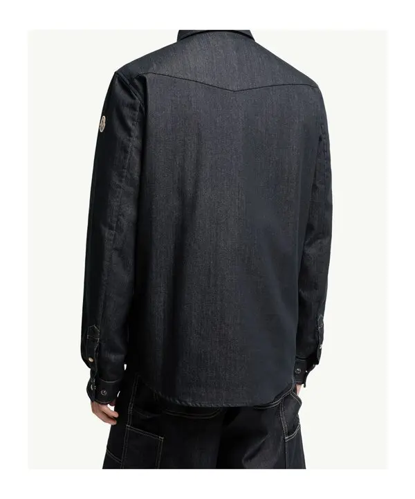 Moncler Denim Long Sleeve Shirt