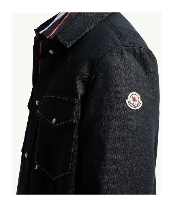 Moncler Denim Long Sleeve Shirt
