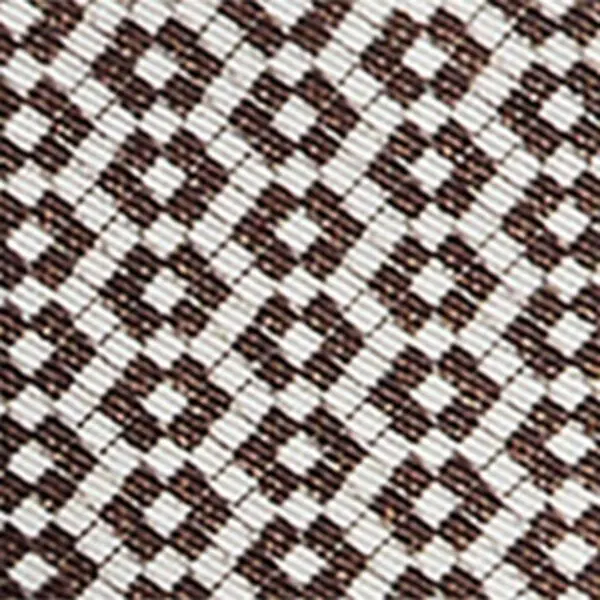 Brunello Cucinelli Silk Tile-pattern Pocket Square - Brown