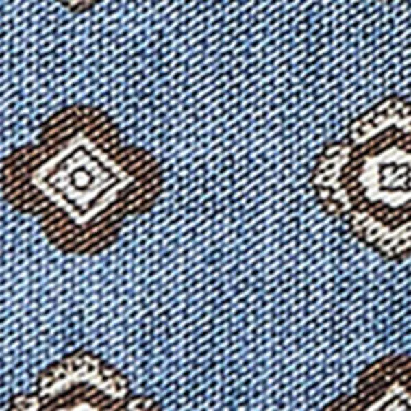 Brunello Cucinelli Silk Medallion Pocket Square