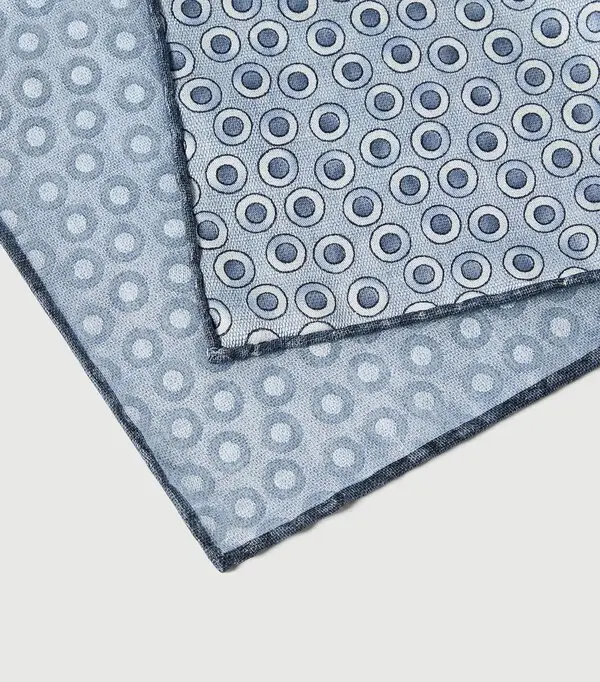 Brunello Cucinelli Silk Polka-dot Pocket Square