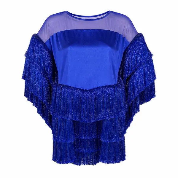JULIA CLANCEY Electric Cha Cha Dress - Blue