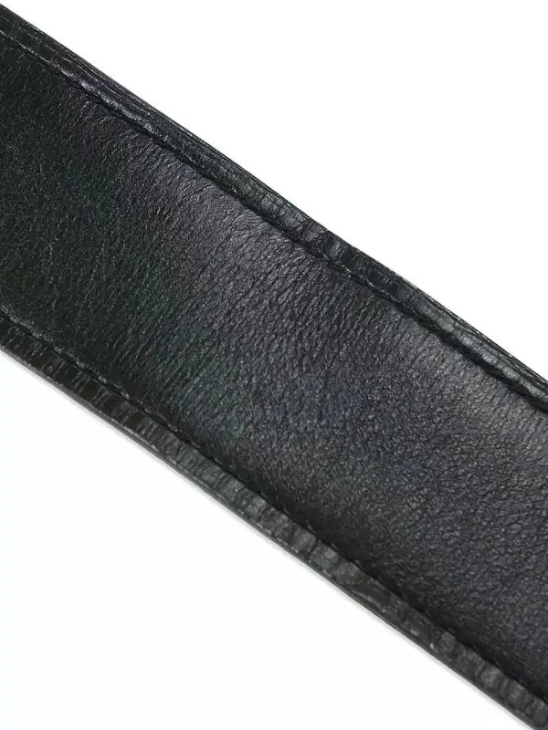 Hermès Constance Reversible Belt With Guilloché H Buckle - Black