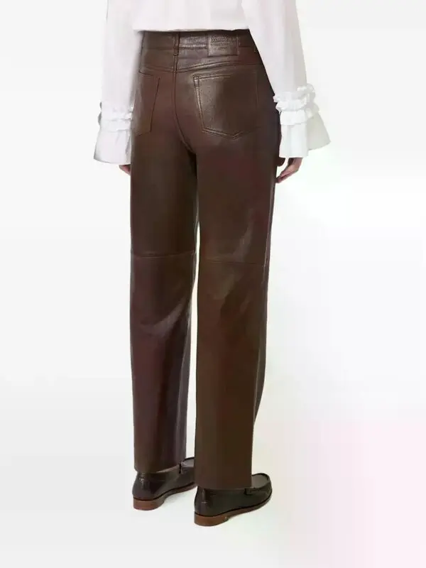Max Mara Leather Trousers