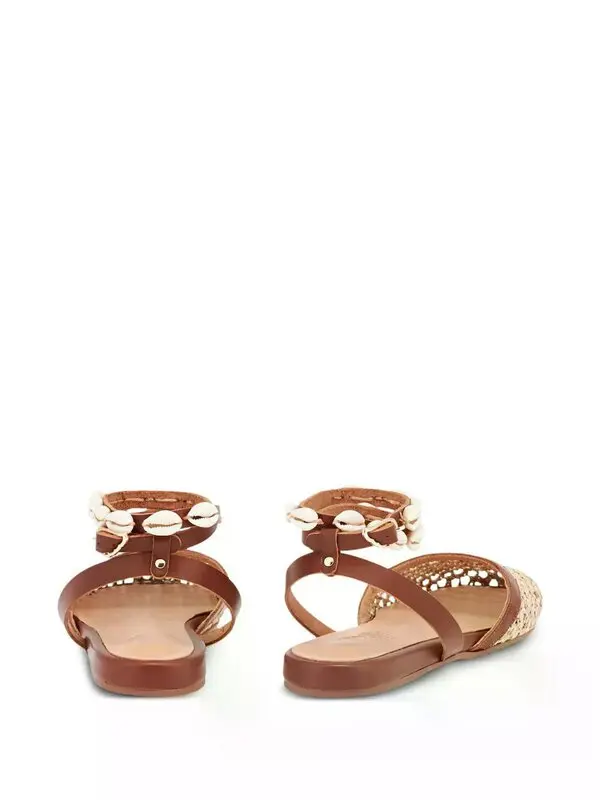 ANCIENT GREEK SANDALS Filothea Woven Flat Pumps