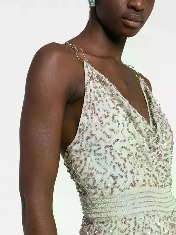 Alice + Olivia Riska Cowl Neck Jumpsuit