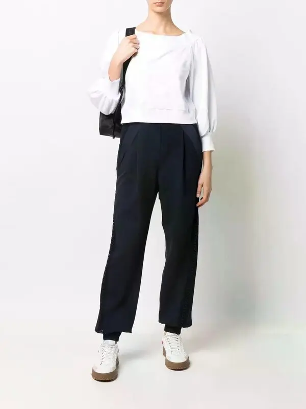 Alberta Ferretti Cut-out Detail Track Pants