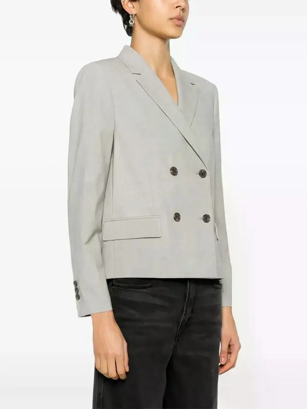 Theory Double-breasted Wool Jacket