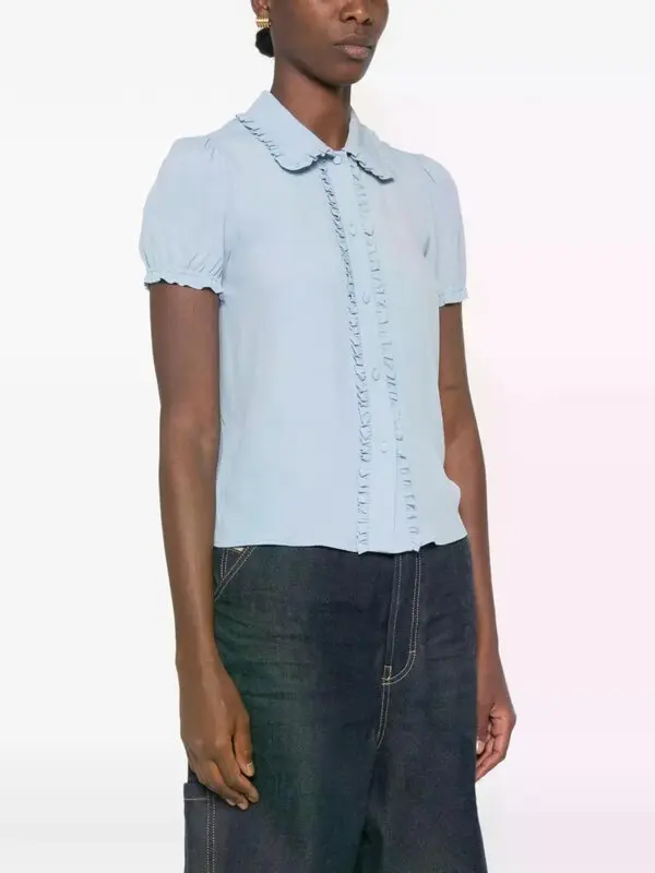 N°21 Ruffled Trim Blouse
