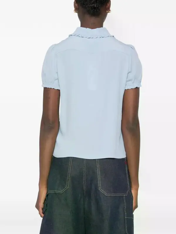 N°21 Ruffled Trim Blouse