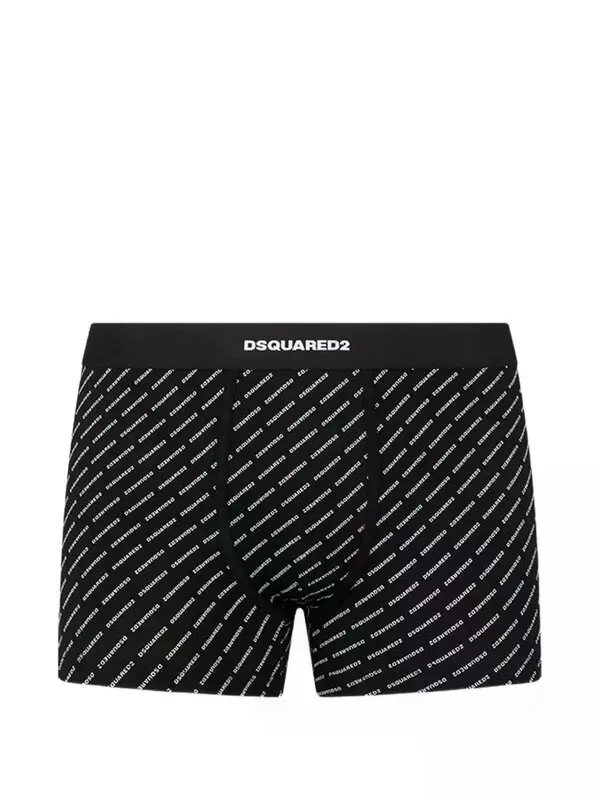 Dsquared2 Logo-print Trunks - Black