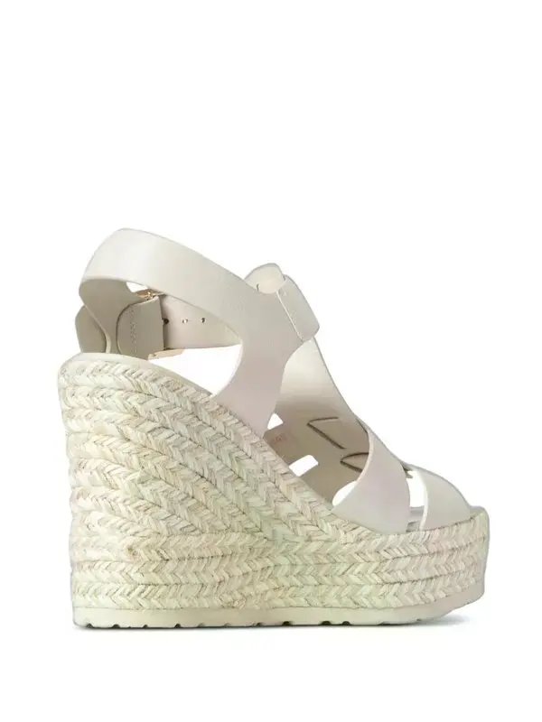 PALOMA BARCELO Olivia Leather Wedge Sandals