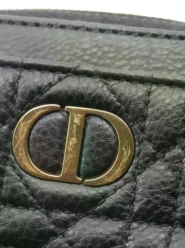 Dior 2010s Cannage Caro Coin Purse