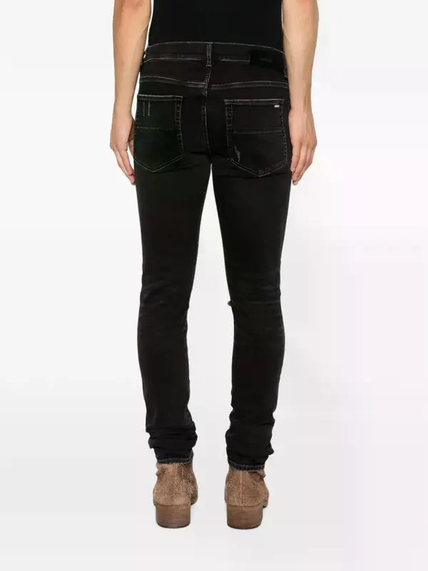 Amiri Distressed Patchwork Jeans