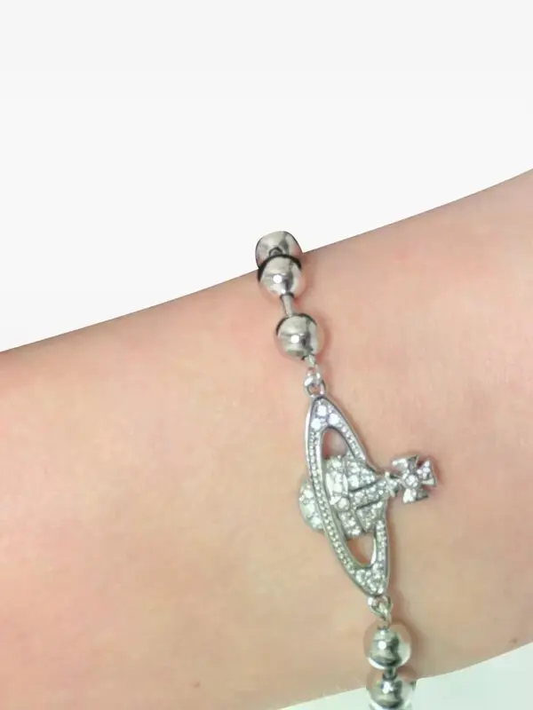 VIVIENNE WESTWOOD Thames Orb Bracelet - Silver