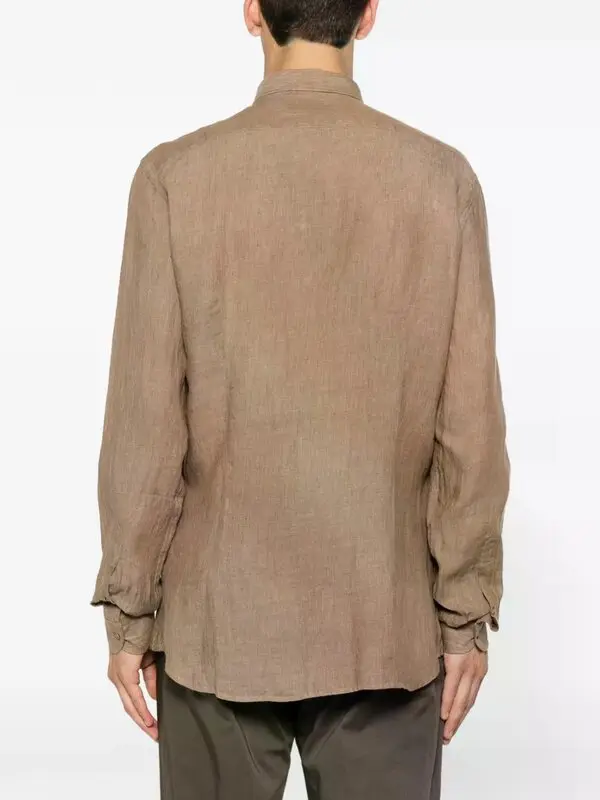 VELA SHOP Button-up Long-sleeve Shirt