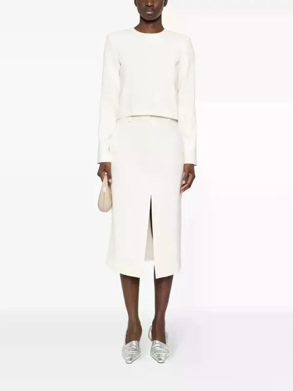Theory Slit Detail Straight Skirt