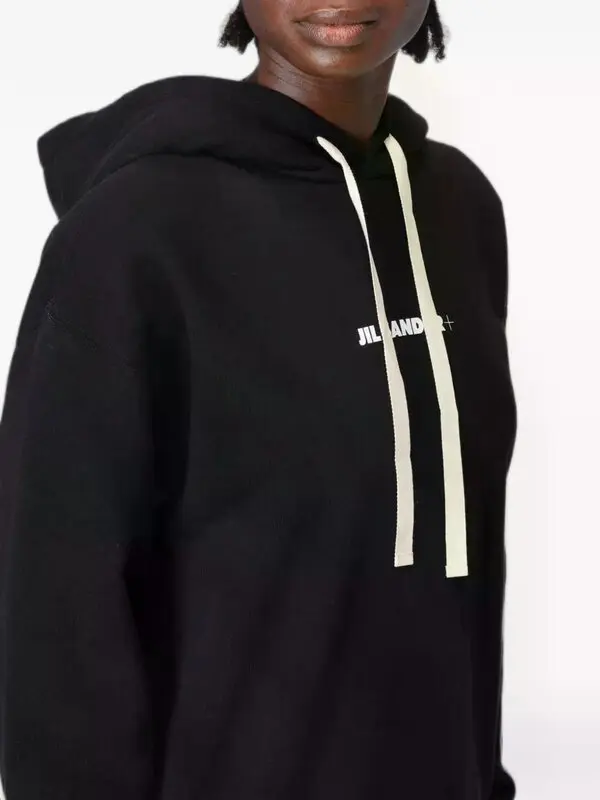 JIL SANDER Logo Print Hoodie