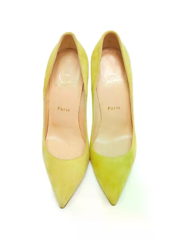 CHRISTIAN LOUBOUTIN So Kate Pointed-toe Pumps - Yellow