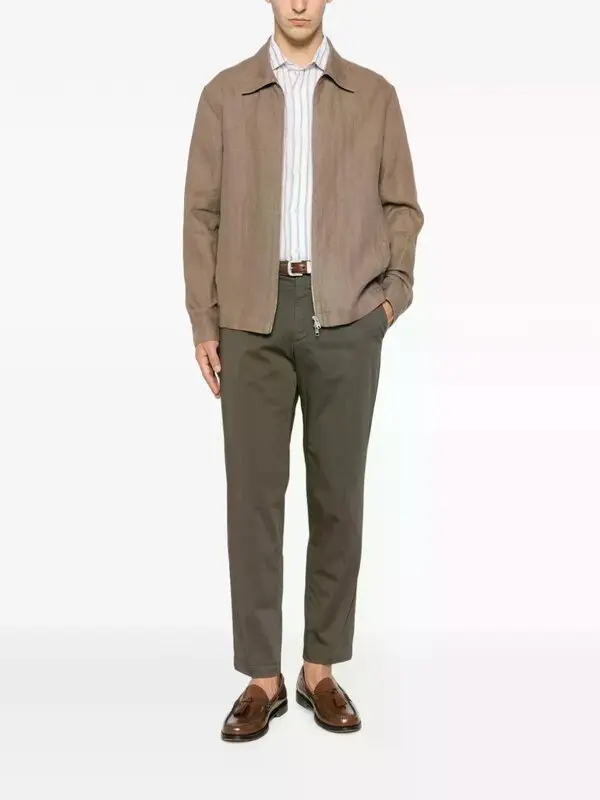 VELA SHOP Striped Long-sleeve Shirt