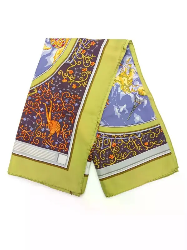 Hermès 2000-2026 Www..com Silk Scarf 90 Scarves - Blue