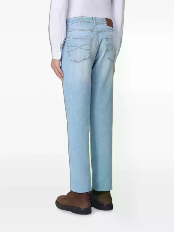 Brunello Cucinelli Straight-leg Jeans - Blue