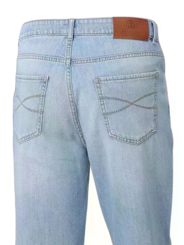 Brunello Cucinelli Straight-leg Jeans - Blue