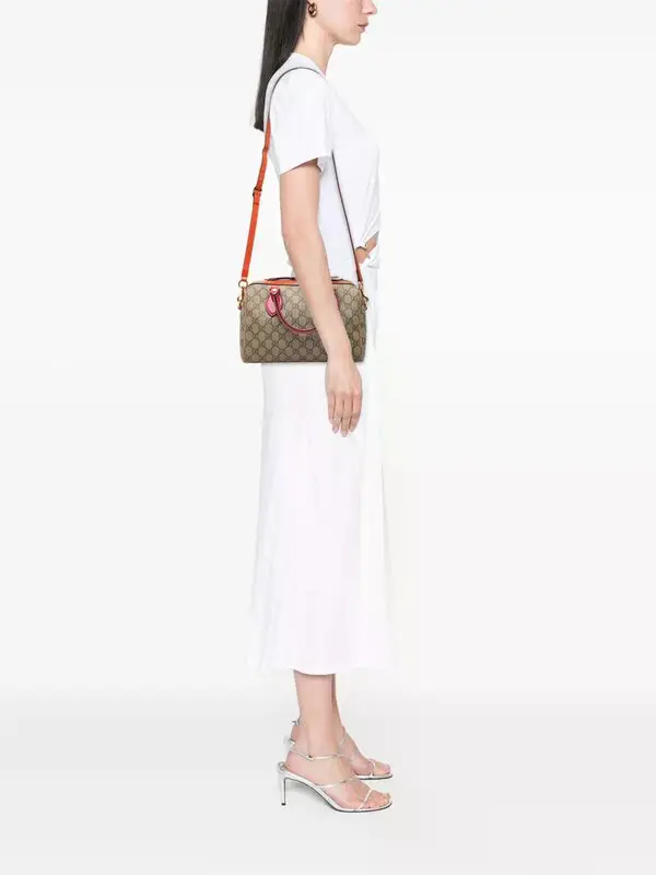 Gucci Small Gg Supreme Boston Bag Satchel