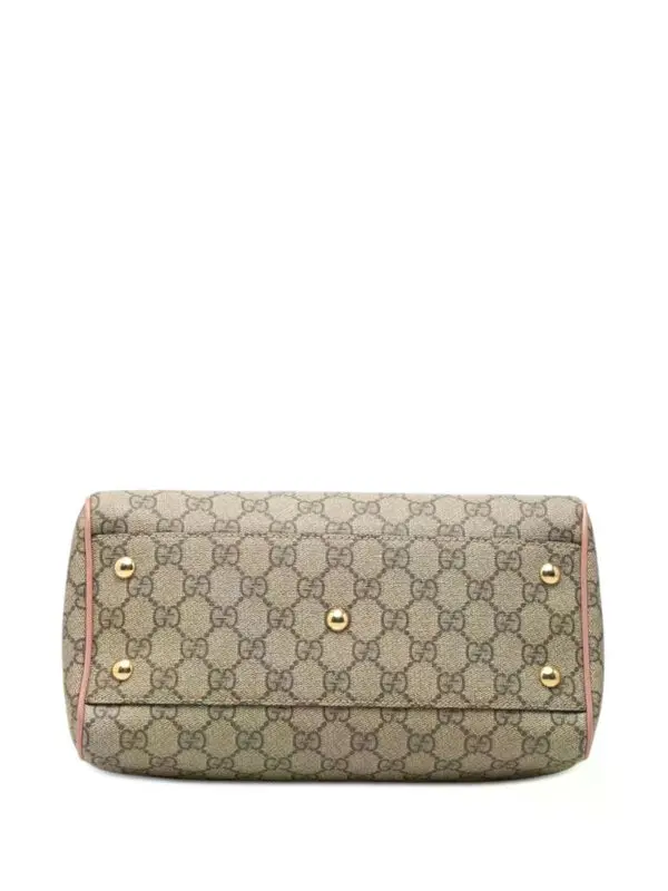 Gucci Small Gg Supreme Boston Bag Satchel