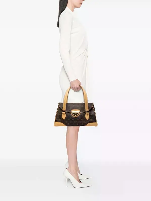 LOUIS VUITTON Monogram Beverly Gm Shoulder Bag - Brown