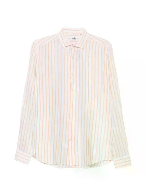 VELA SHOP Striped Long-sleeve Shirt