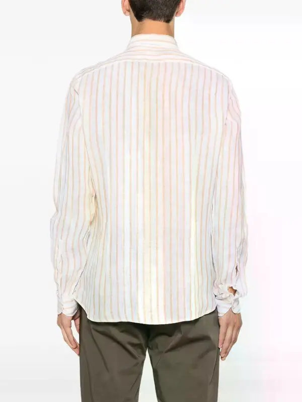 VELA SHOP Striped Long-sleeve Shirt
