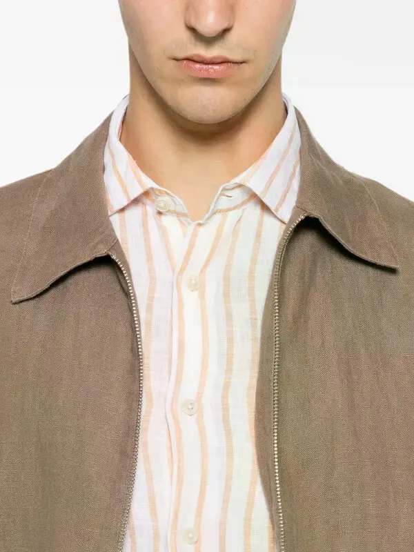 VELA SHOP Striped Long-sleeve Shirt