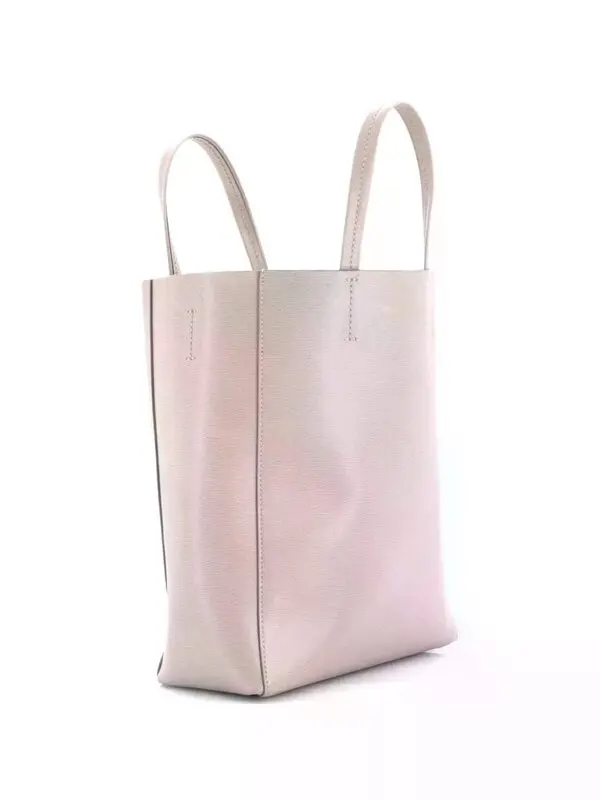Celine Vertical Cabas Grained Calfskin Tote Bag - Grey