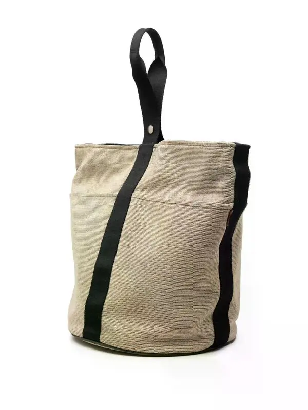 Hermès Toile Saxo Gm Bucket Bag