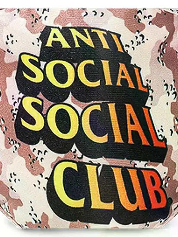 ANTI SOCIAL SOCIAL CLUB Logo-print Face Mask - Neutrals