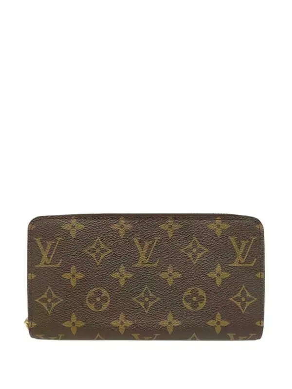 LOUIS VUITTON 2008 Monogram Zippy Wallet Long Wallets - Brown