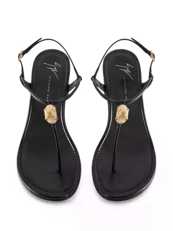 GIUSEPPE ZANOTTI Embellished Thong Sandals