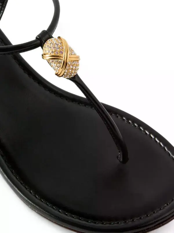 GIUSEPPE ZANOTTI Embellished Thong Sandals