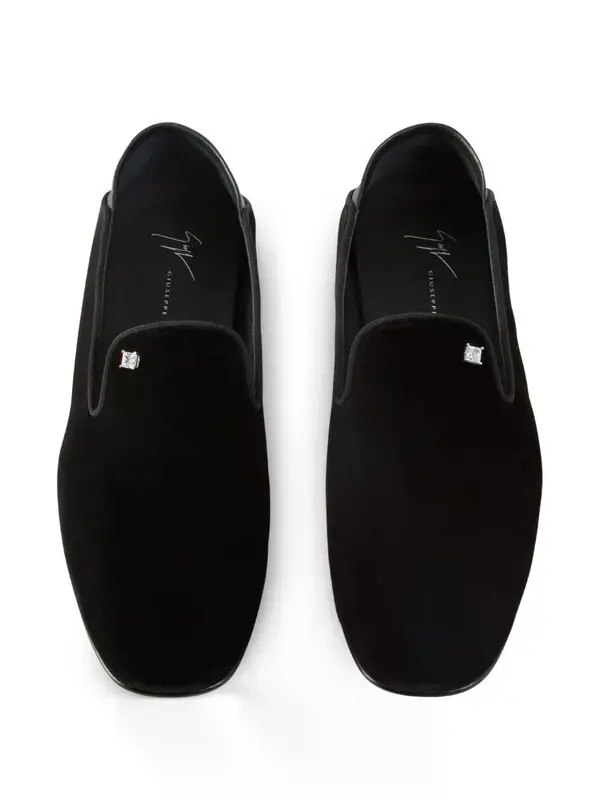 GIUSEPPE ZANOTTI Linus Velvet Loafers