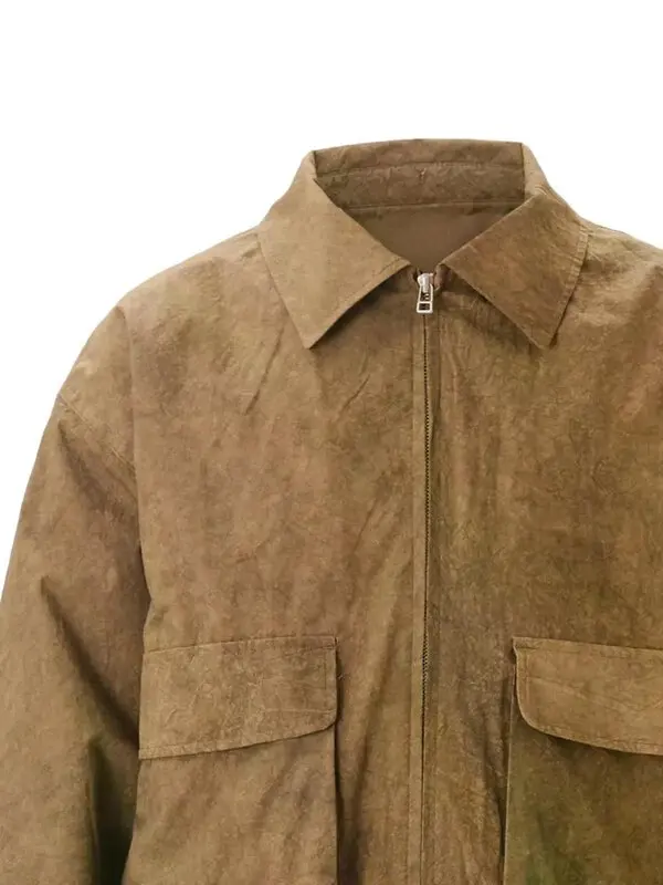 Estudio Niksen Acid-wash Bomber Jacket